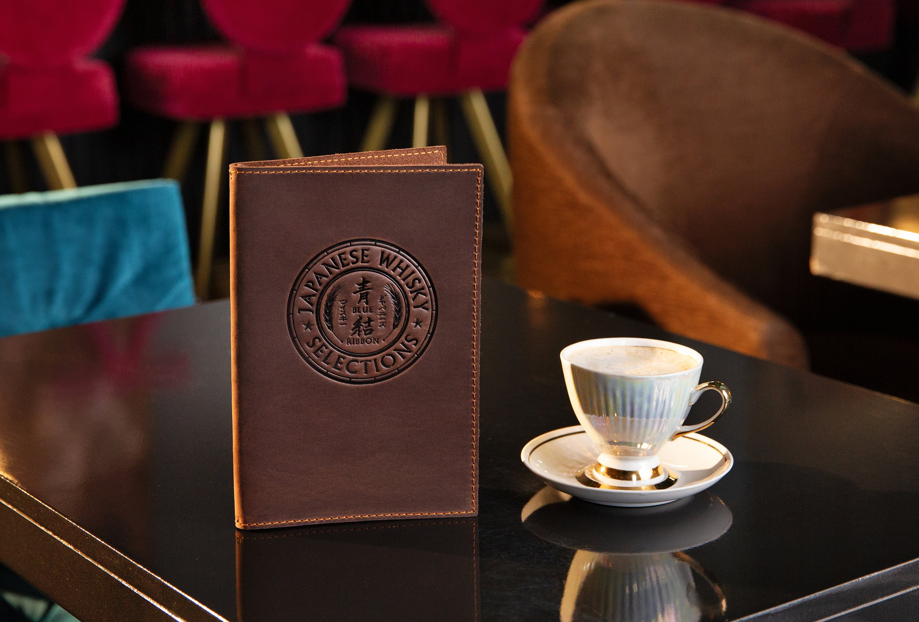 Personalized Leather Restaurant Menu Cover for 8.5 X 11 Sheets With ...