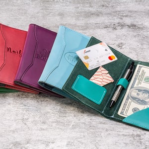 Green Leather Check Presenters With Your Logo | Summer Collection 2023 ...