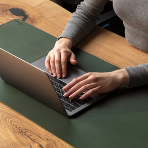 Large Leather Mouse Pad Personalized Mousepad, Birthday Gifts, Teacher ...