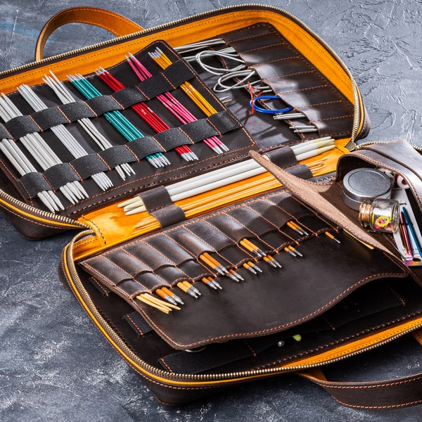 Knitting Needle Case - Etsy