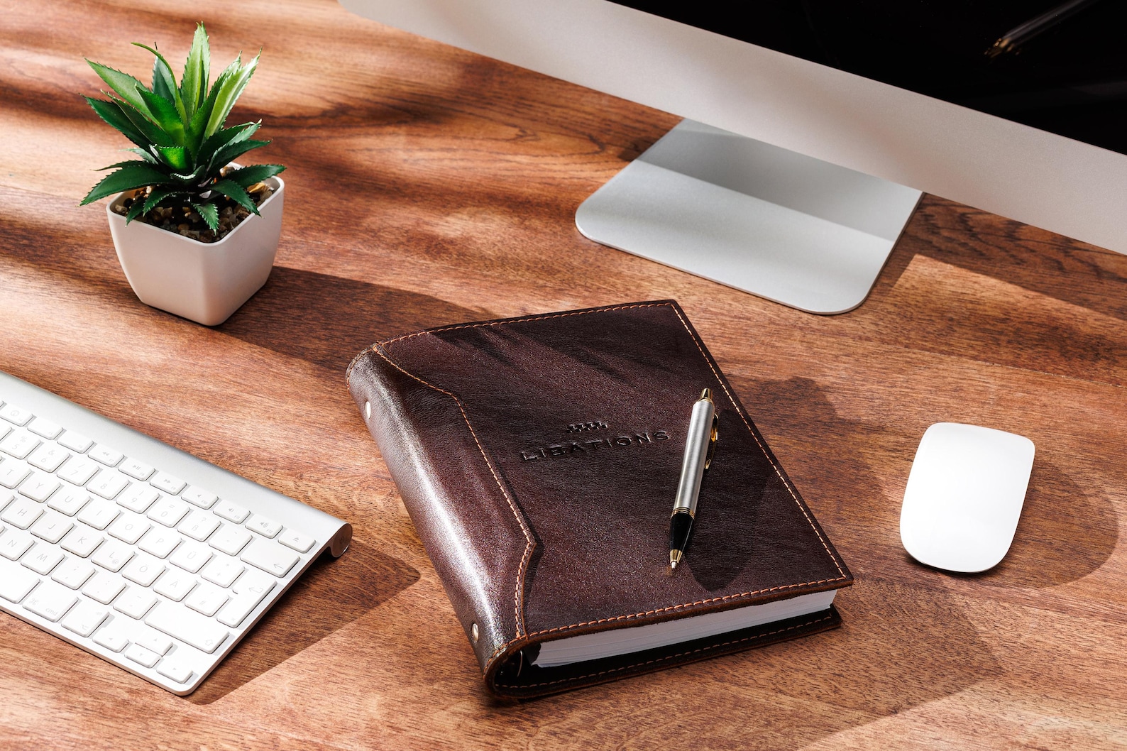 Professional Leather Notebook | Custom Engraved Journal | Business ...