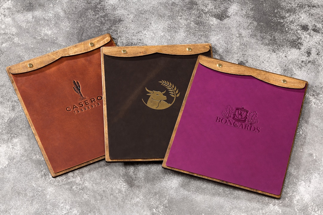 Restaurant Menu Covers 8.5 X 11 or A4 | Restaurant Menu Board ...