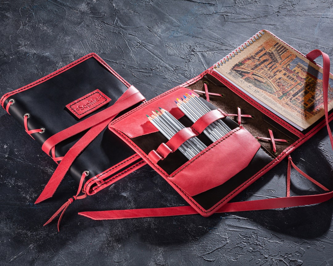 Drawing Supplies Gift Set, Sketchbook Set of Pencils Sketch Journal and ...