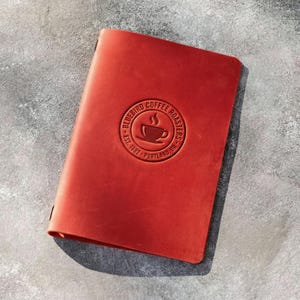 Luxury Leather Menu Cover | Personalized Logo | Handmade for ...