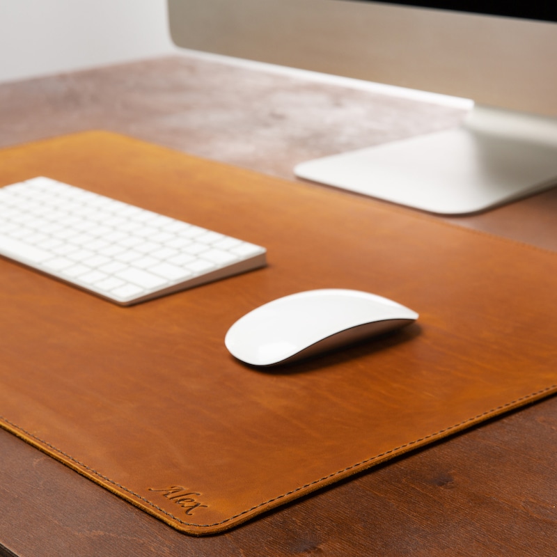 Cowhide Computer Mat - Etsy