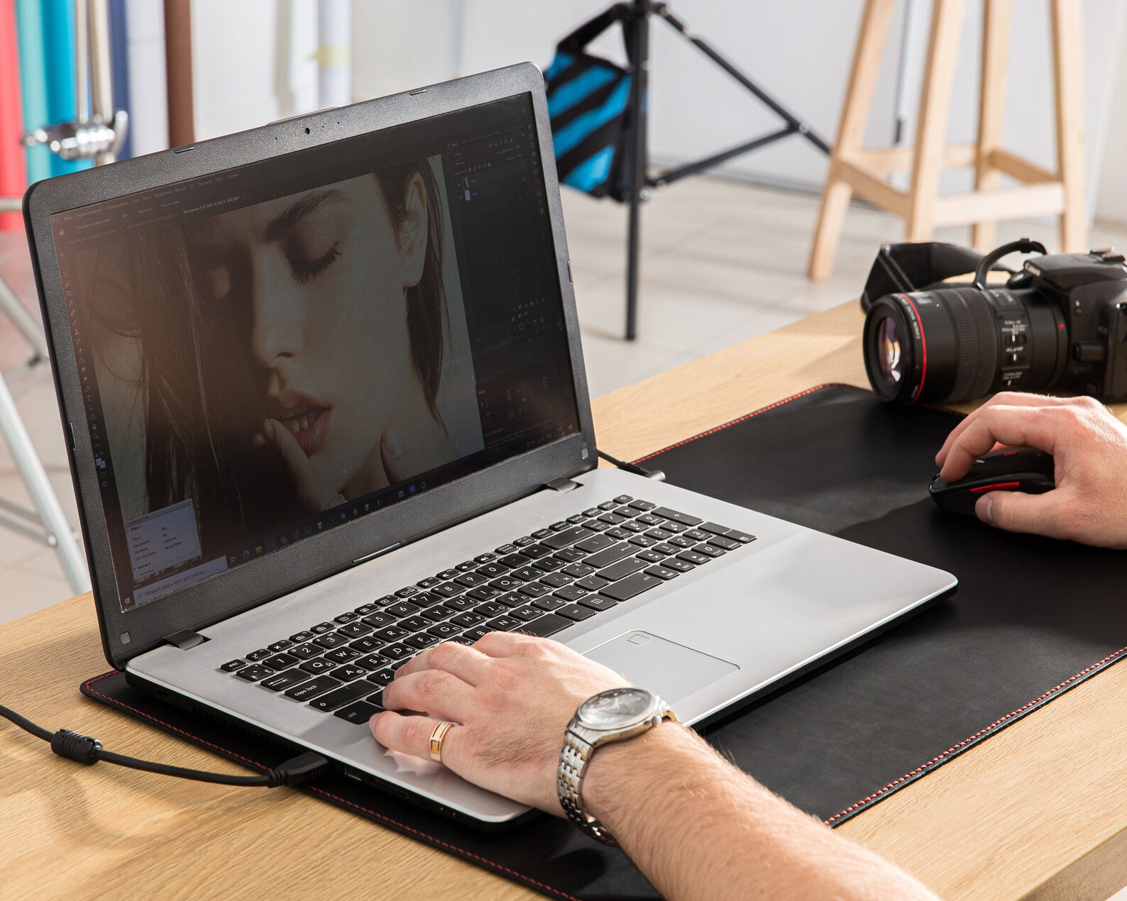 Green Leather Desk Pad Large Leather Mousepad Green Leather - Etsy
