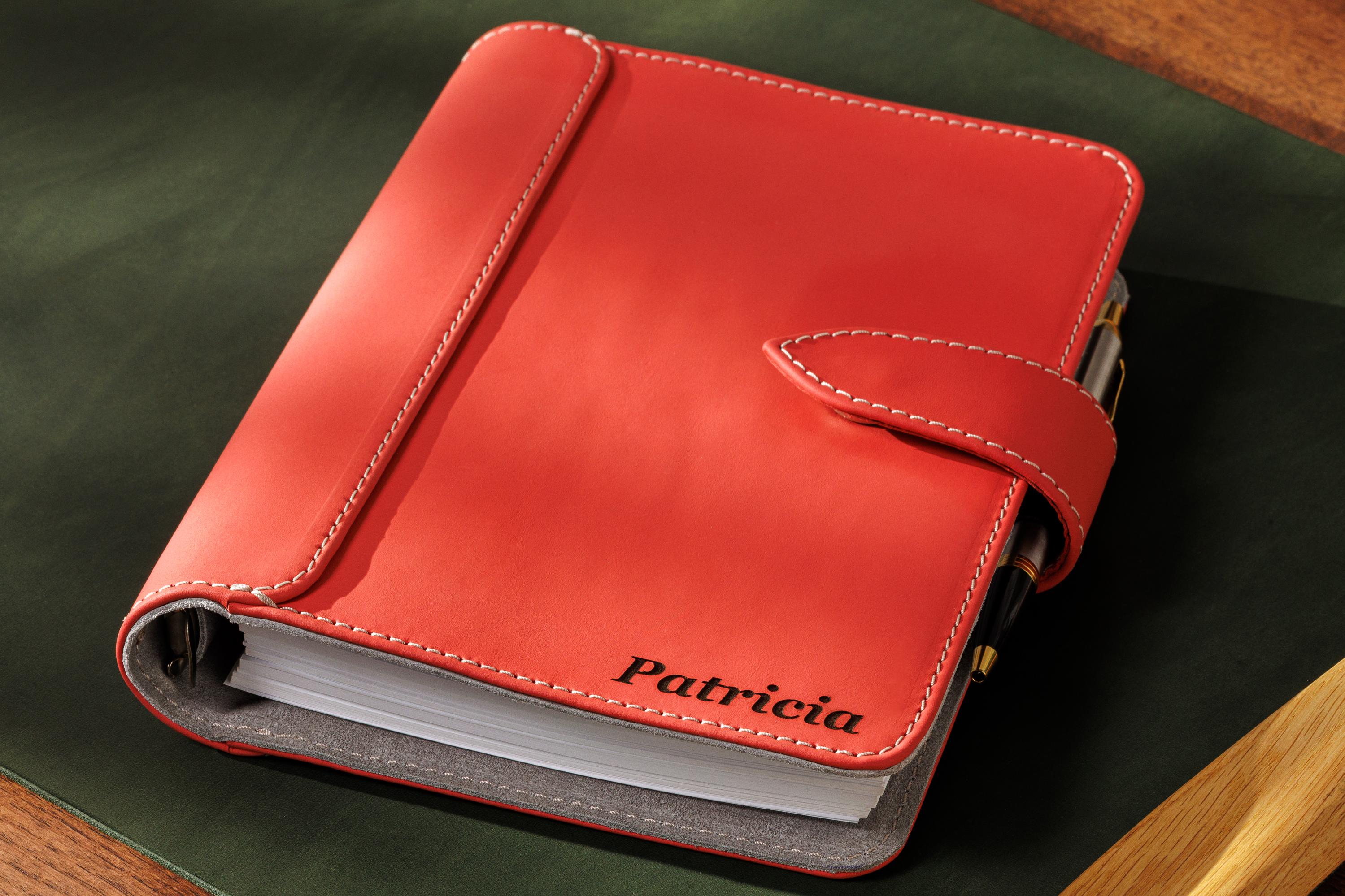 Leather 6-ring Planner | Refillable Binder Notebook | Custom Journal ...