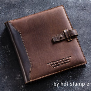 Personalized Coin Collecting Album Leather Coin Album With Files Set ...