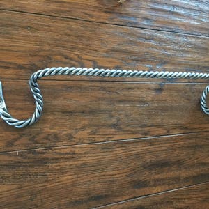 Wrought Iron Rope 16 Towel Holder - Etsy