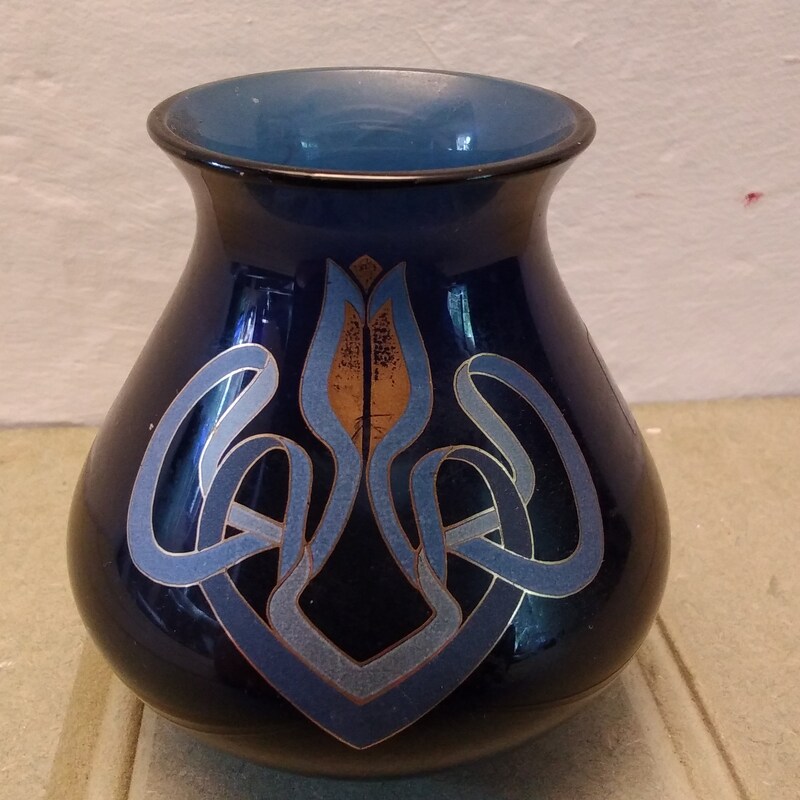 Caithness Glass Vase - Etsy UK