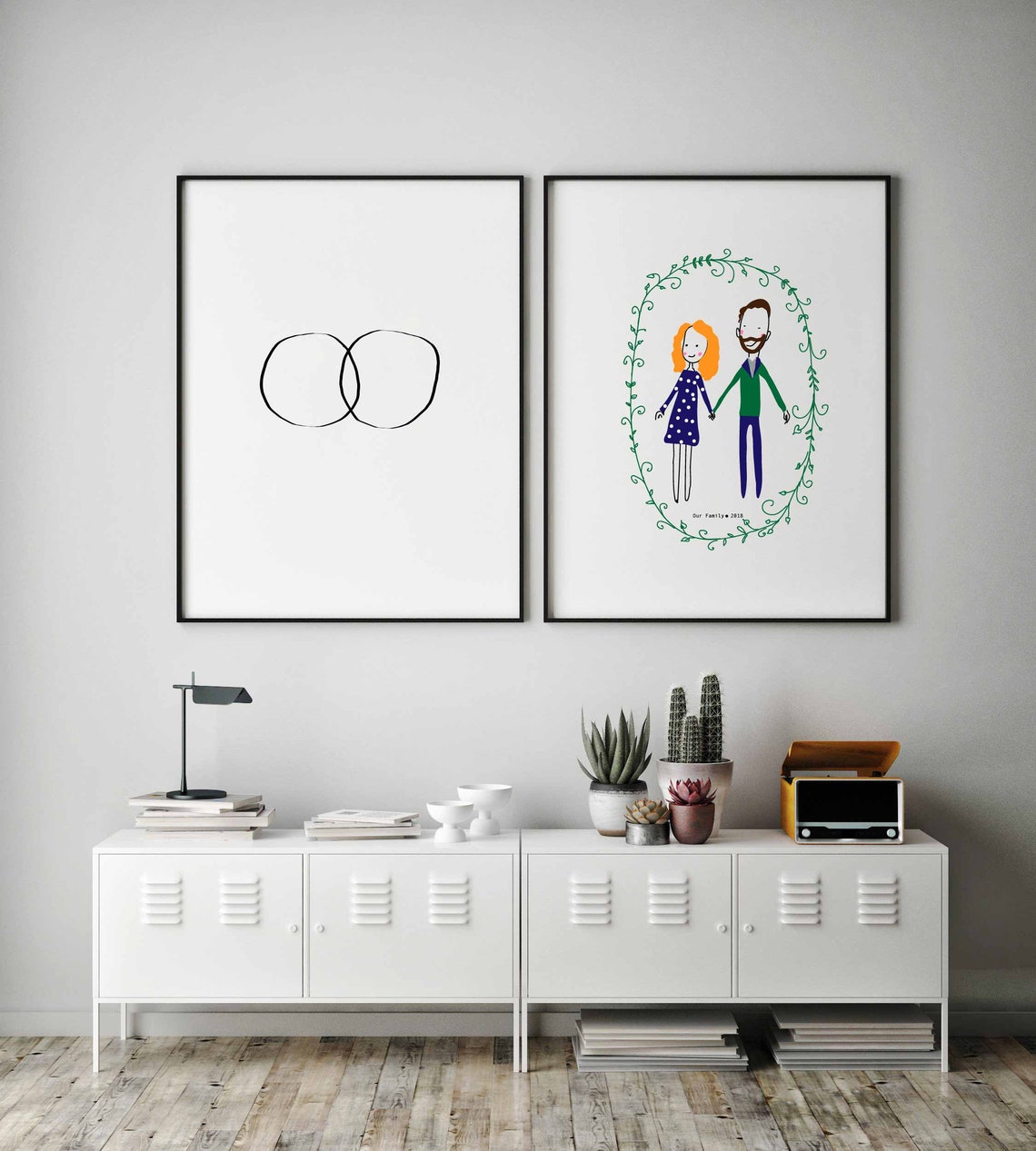 Minimalist Infinity Symbol Print, Scandinavian Geometric Abstract Art ...