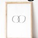 Minimalist Infinity Symbol Print, Scandinavian Geometric Abstract Art ...