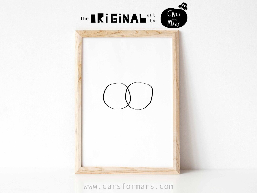 Minimalist Infinity Symbol Print, Scandinavian Geometric Abstract Art ...