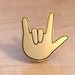 I Love You Sign Language Pin Badge Gift ASL, BSL, AUSLAN Universal - Etsy