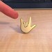 I Love You Sign Language Pin Badge Gift ASL, BSL, AUSLAN Universal - Etsy