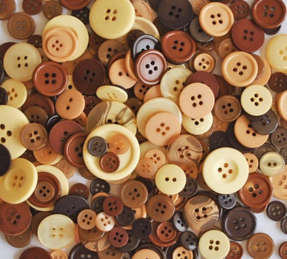 100 Pecan Pie Buttons 6mm to 38mm Brown Pecan Espresso | Etsy