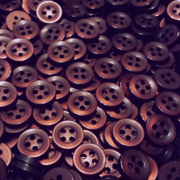 Brown Buttons - Etsy