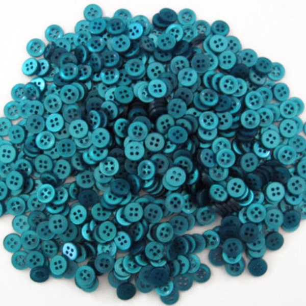 Teal Buttons - Etsy