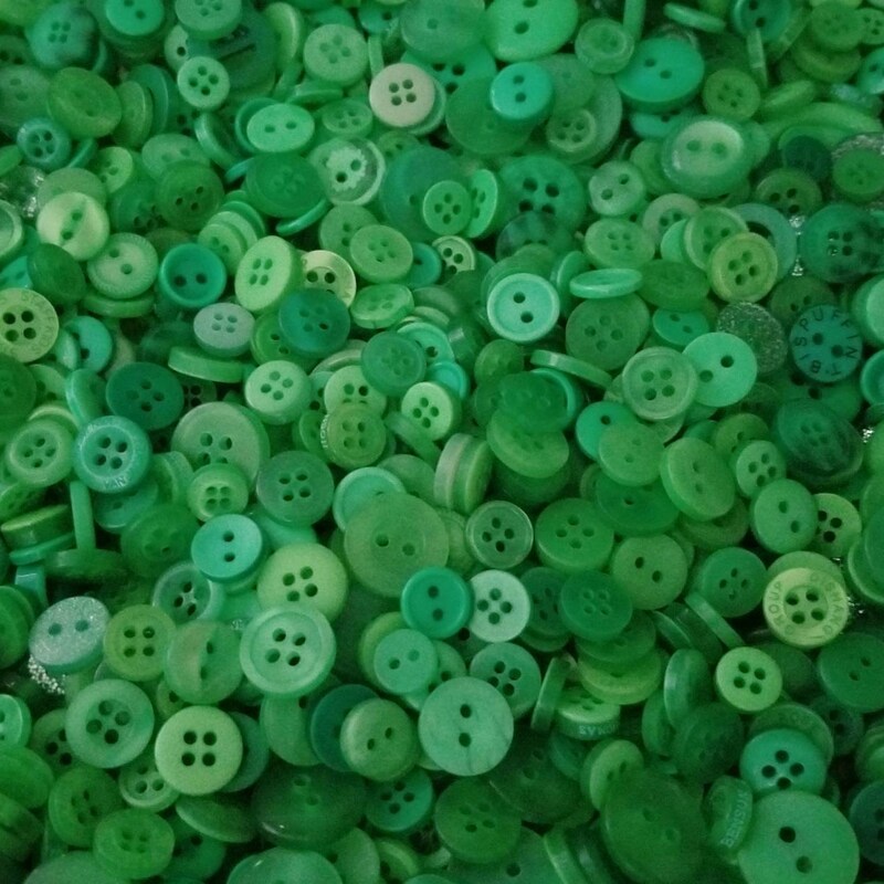 Green Buttons - Etsy