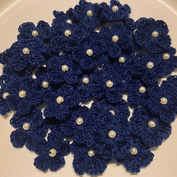 Crocheted Flowers - Etsy