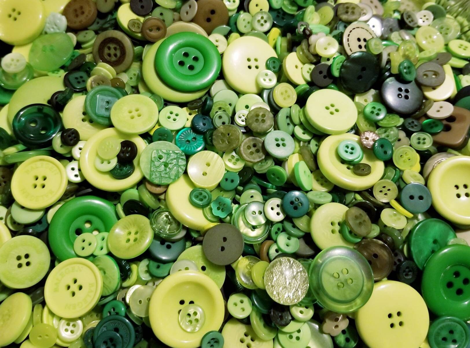 100 Jungle Green Buttons Sizes 6mm to 34mm 1/4 to - Etsy