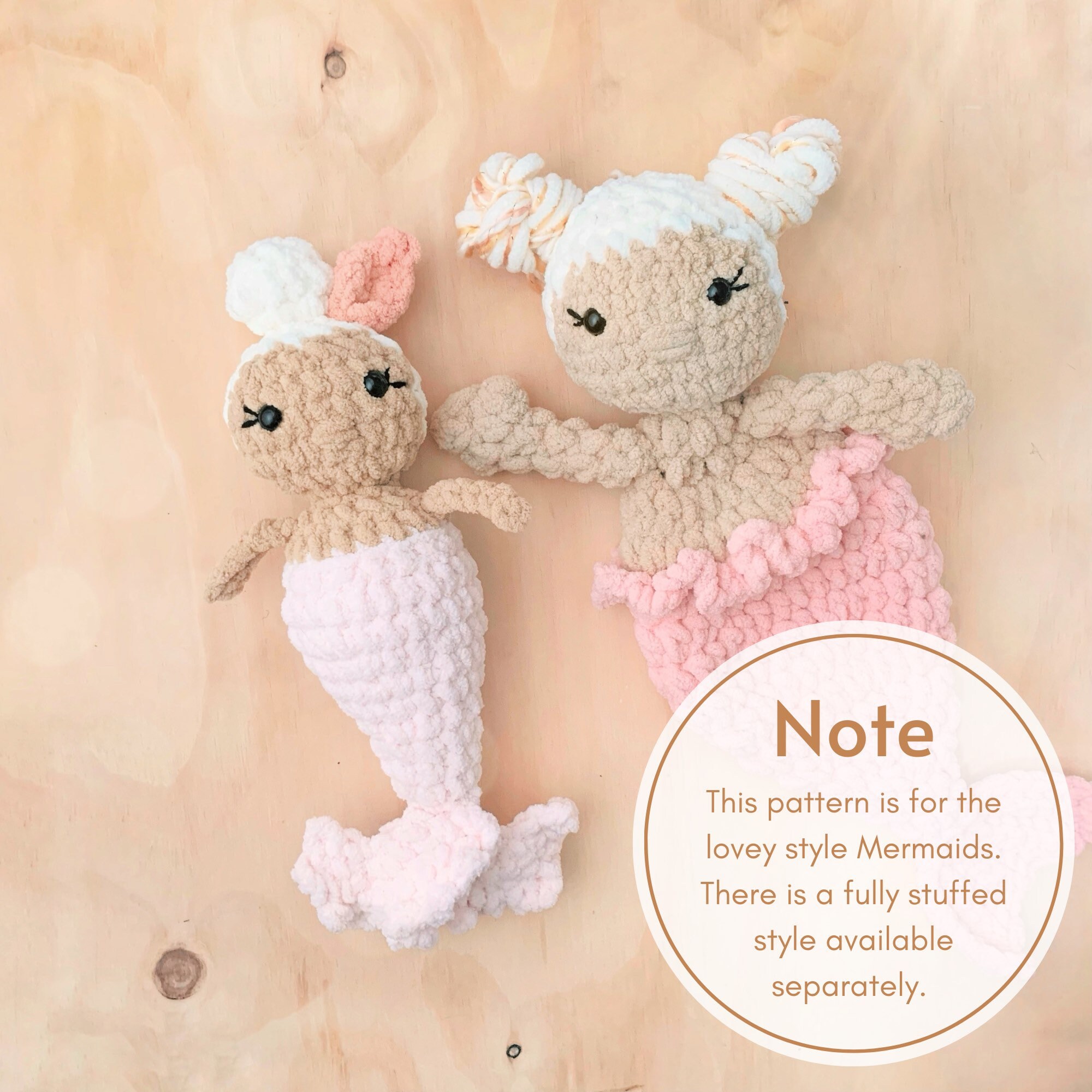 Mermaid Luna Lovey Pattern - Etsy