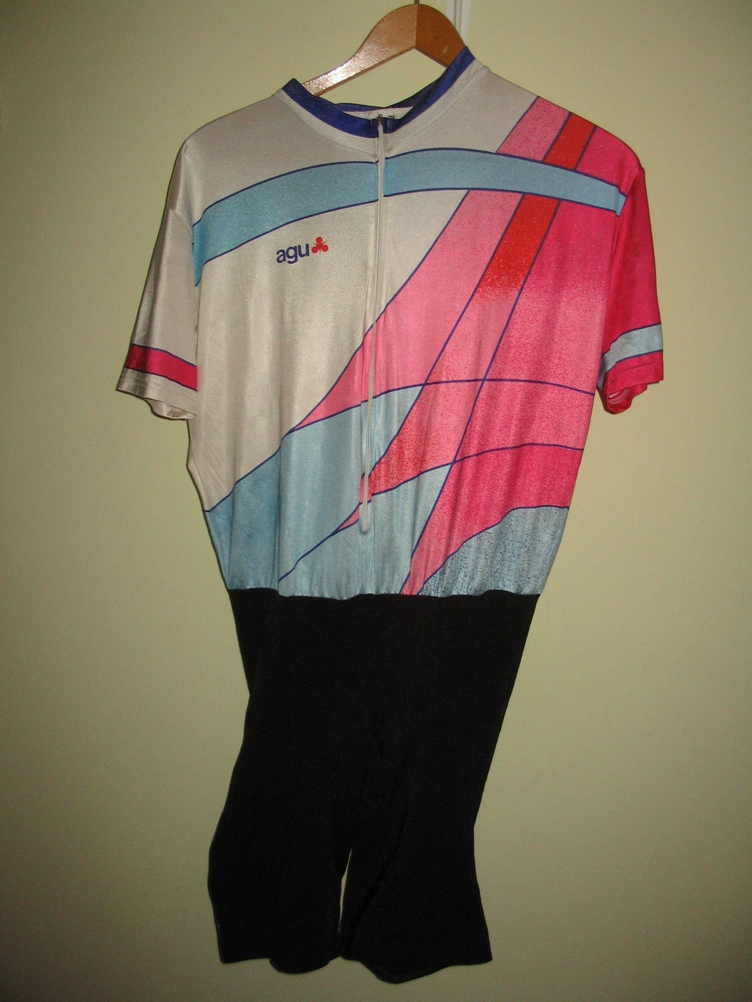 Agu Sport Road Cycling Time Trial Black Blue Pink Triathlon Bodysuit ...