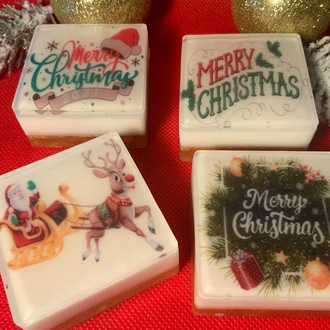 Christmas Soap Gift Set of 4, Xmas Gift Under20 , Set of 4 Pictured ...
