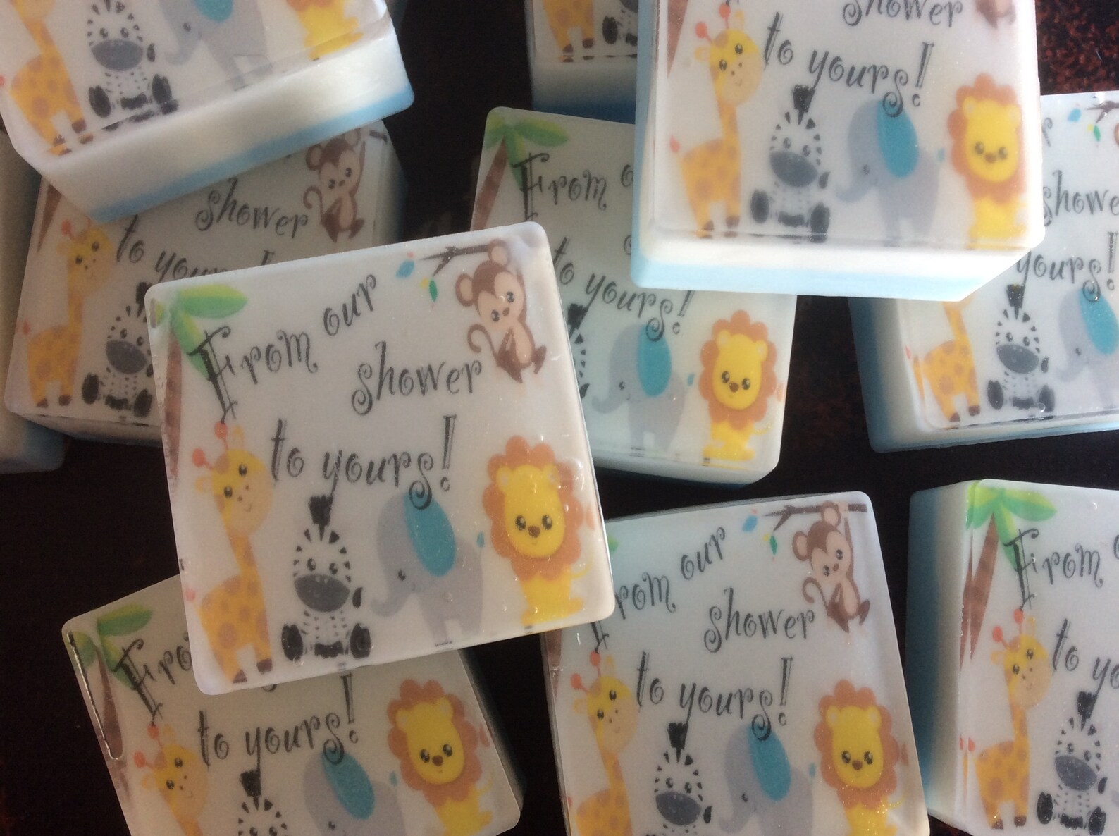 Safari Theme Baby Shower Soap Favors Set of 10 Safari Image - Etsy