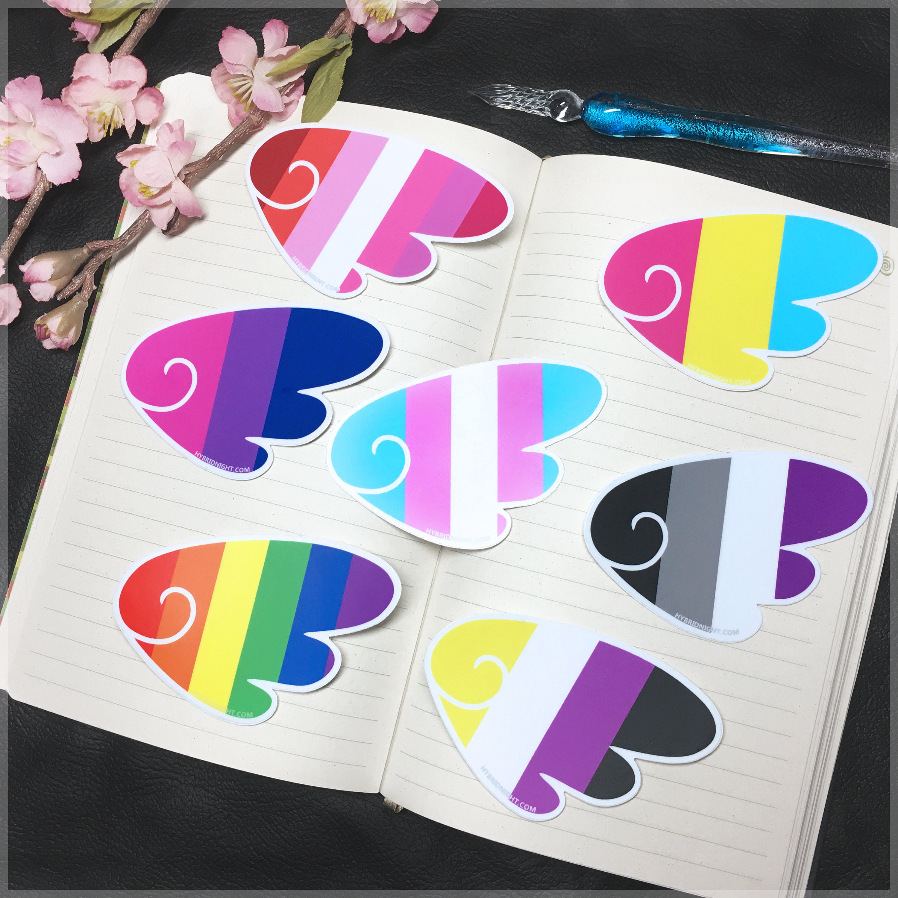 Trans / Transgender Pride LGBT Vinyl Stickers Cute Wing - Etsy