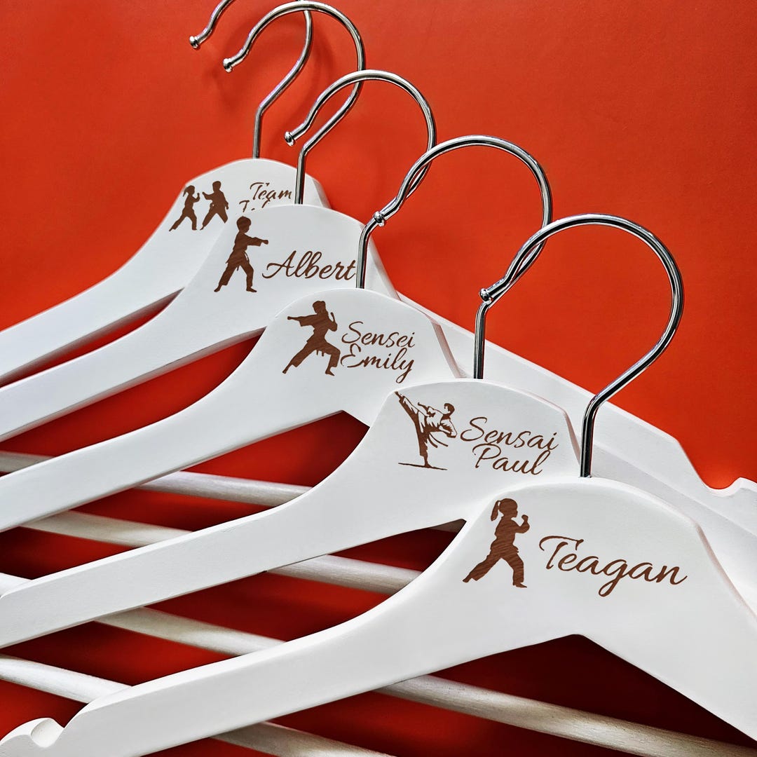 Personalized Martial Arts Hangers – Custom Gi Hangers for Traditional ...