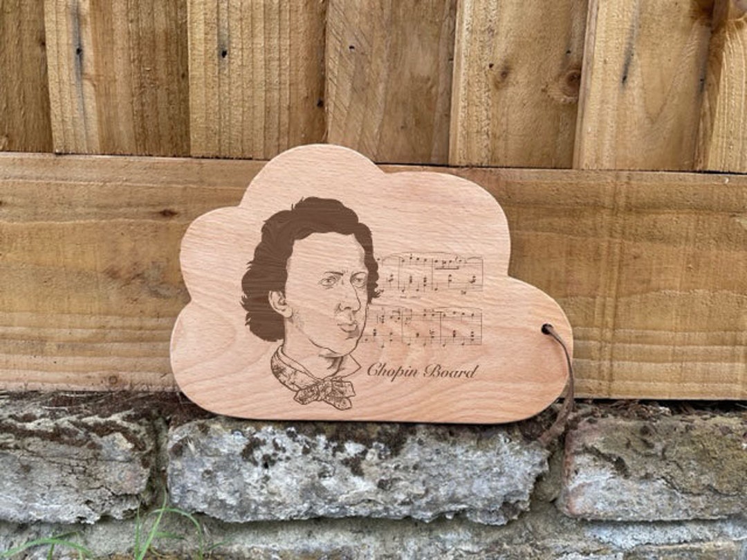 Chopin Board Quirky Chopping Board. Charcuterie Board. Wooden - Etsy