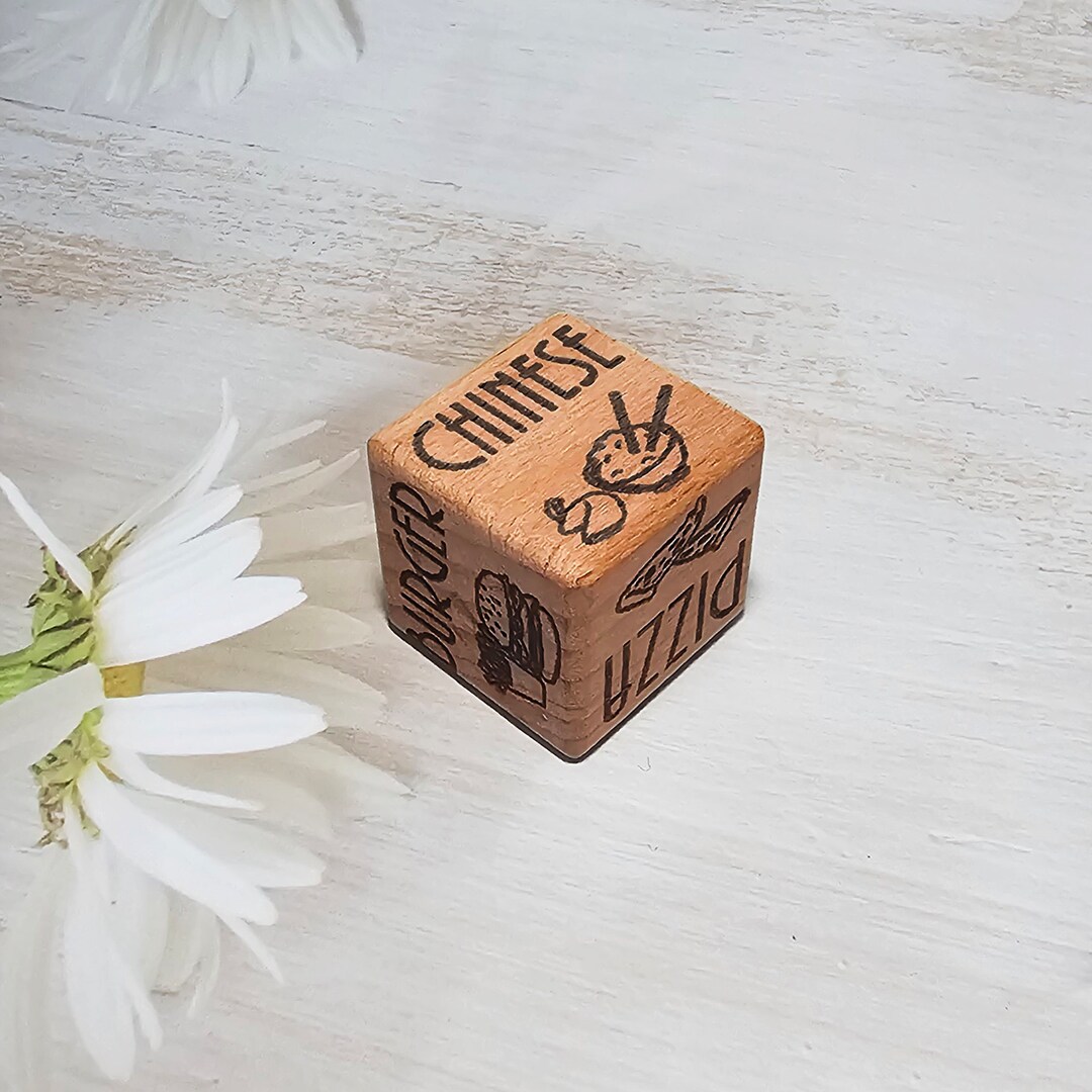 Takeout Food Dice | Food Decider Dice | Food Decision Dice | Valentine ...