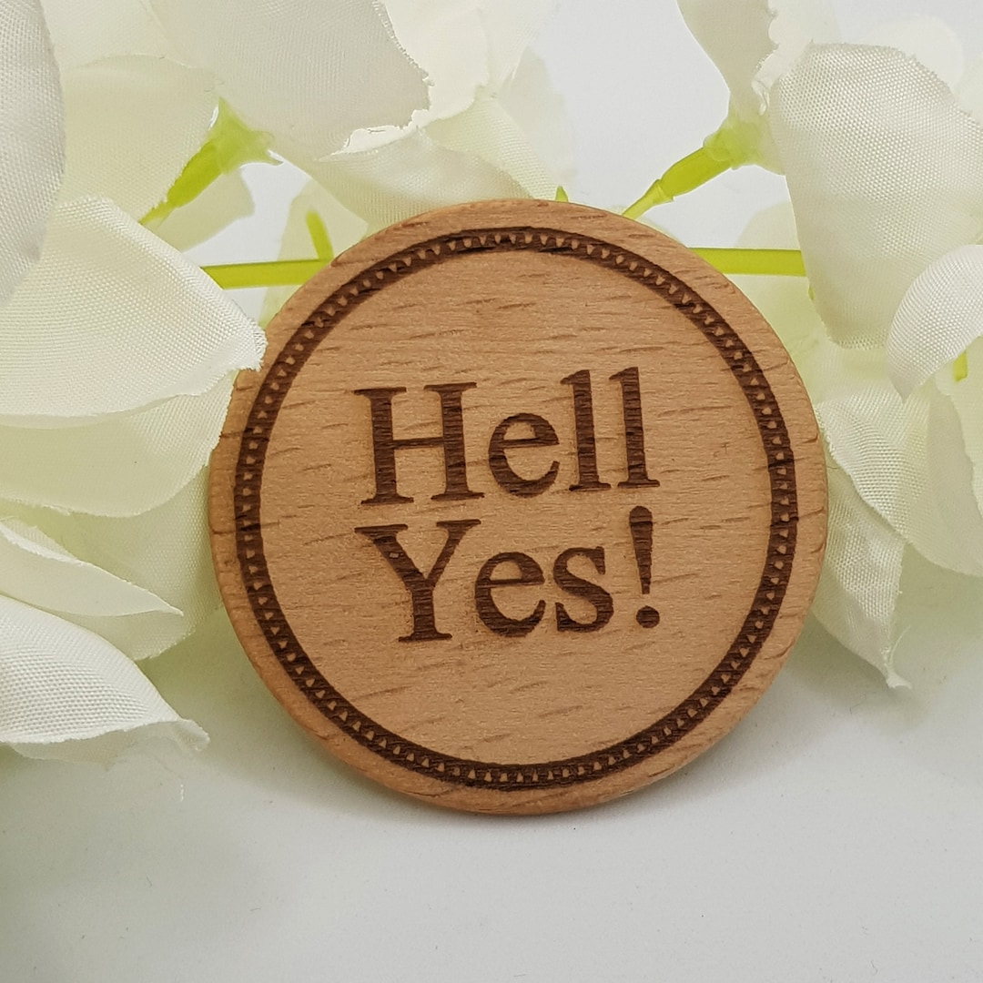 Wooden Decision Coin: Flip for Your Fate, Stocking Filler - Etsy
