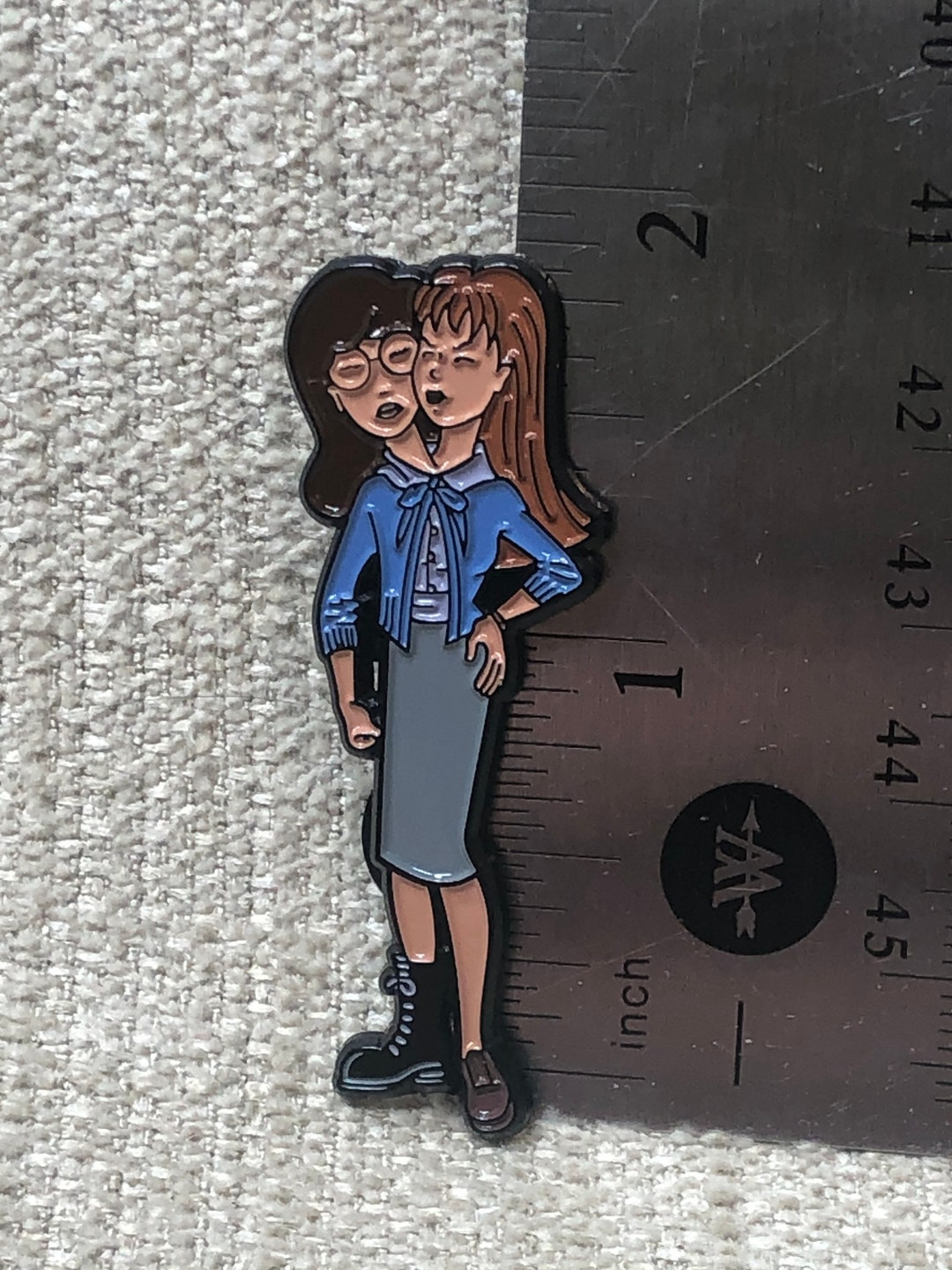 MTV Daria Morgendorffer Alter Ego Quinn Enamel Pin Hat Lapel Conjoined ...