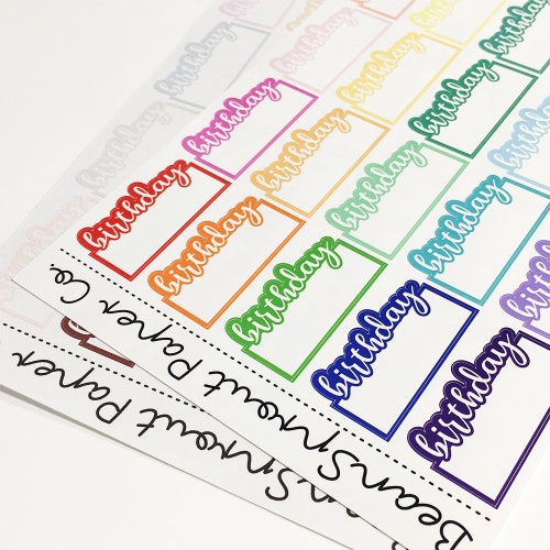 Yearly Holiday Stickers / Holiday Marker Sticker / Holidays | Etsy