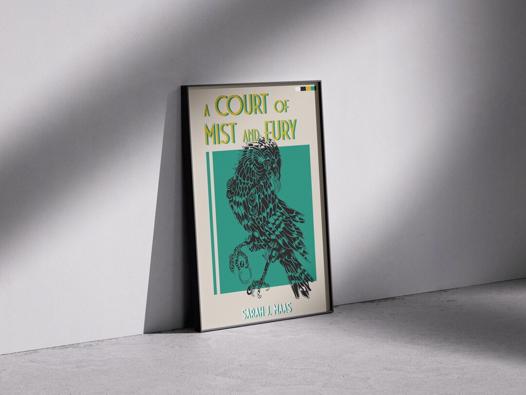 ACOMAF Poster: Retro Fantasy Book Cover Art Print (digital Download - Etsy