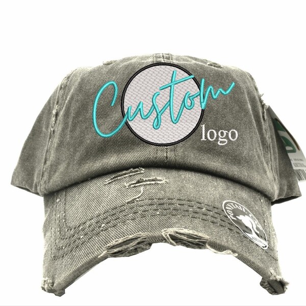 Distressed Baseball Cap - Etsy
