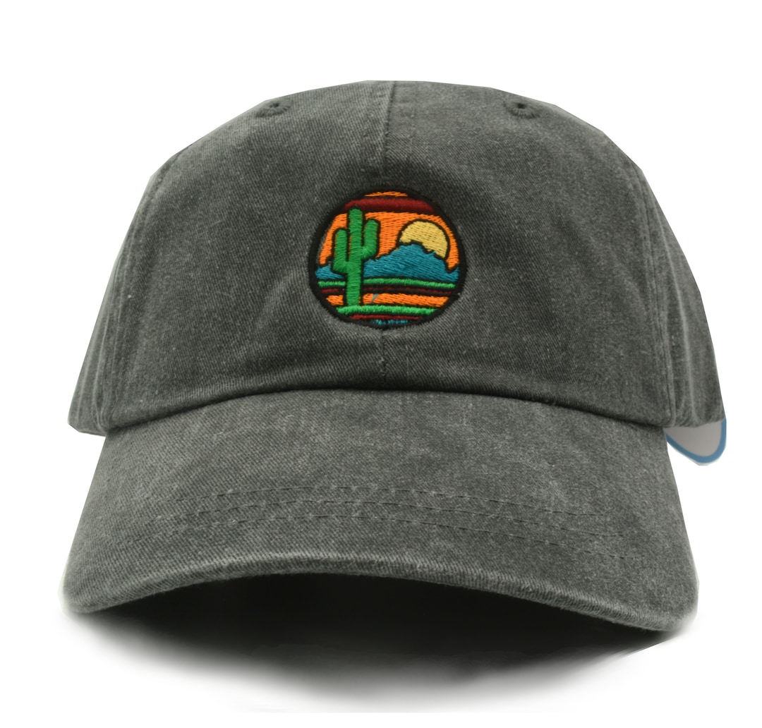 Cactus Embroidered Cap Unisex Baseball Dad Hat or Trucker Distressed ...