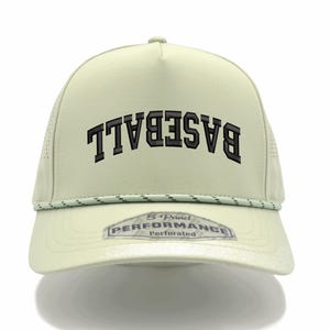 Custom Upside Down Text Baseball Cap: Performance 5 Panel With Rope - Etsy