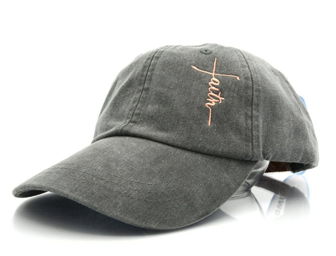 Faith Cross Hat Dad HAT , Jesus Hat, Christian Custom Hat - Etsy