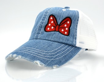 Minnie Mouse Hat - Etsy