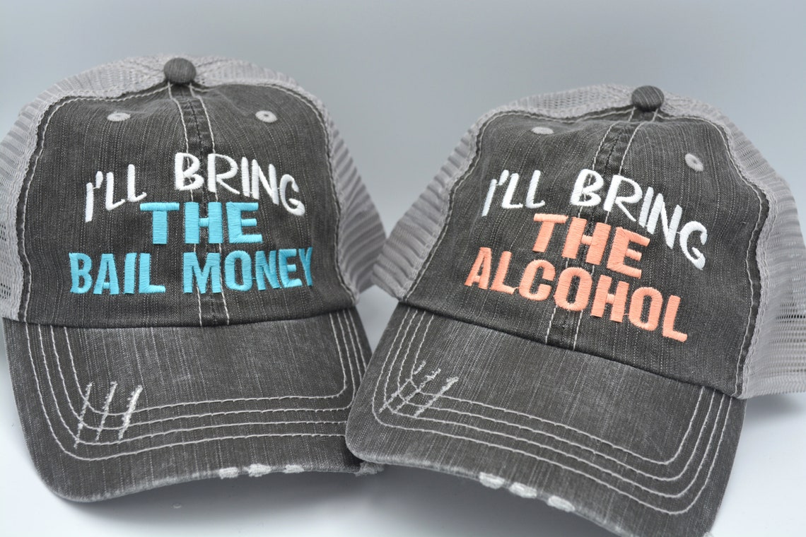 I'll Bring the Alcohol Bad Decisions DISTRESSED TRUCKER - Etsy