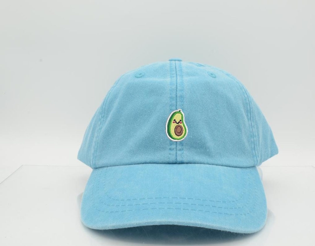 Avocado Hat, Avocado Slice Baseball Hat, Dad Cap UNISEX Embroidered Hat ...