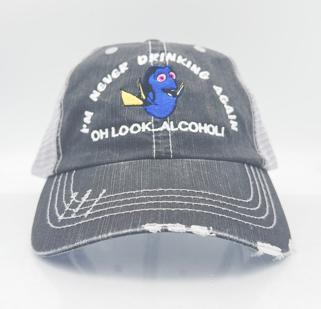 I'm Never Drinking Again Meme Cap, Gag Gift Cap, Funny Saying ...