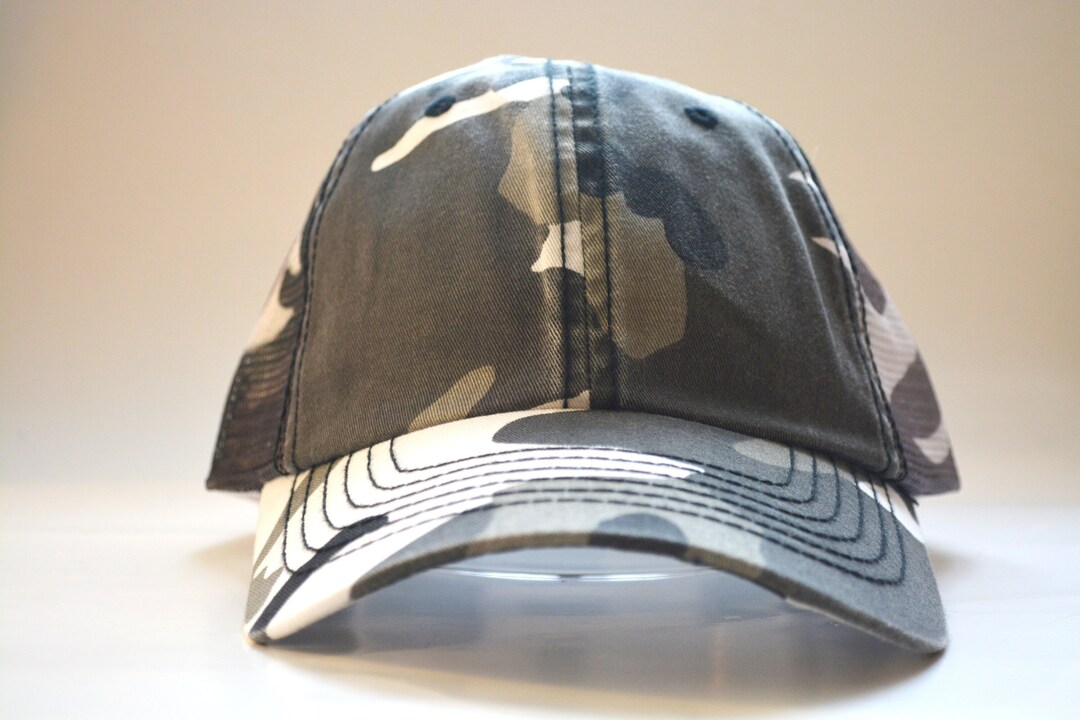 Custom Camouflage Hat, Embroidered Cap, Camo Trucker Hat, Your Text ...