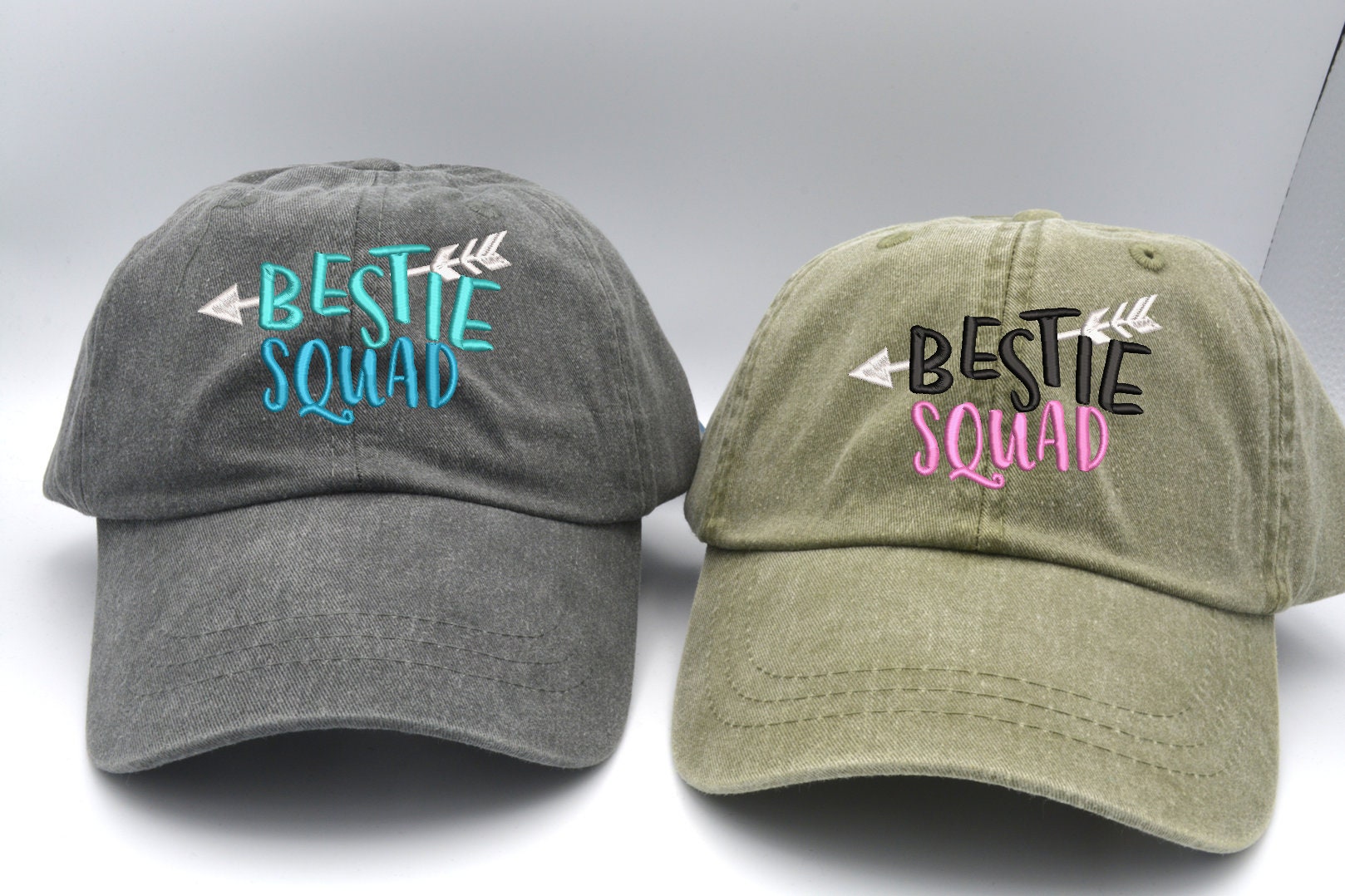 Bestie Squad Baseball Cap Girls trip Vacation Hats BFF | Etsy