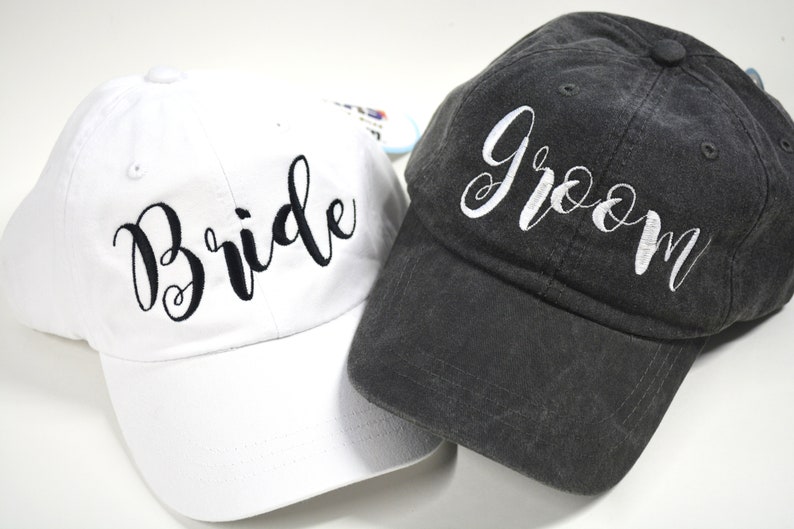 Bride Groom Caps Mr Mrs Caps Honeymooning Hat Wedding Gift - Etsy