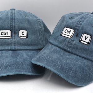 Copy Paste Baseball Caps Gift Father Son, Mother Daughter Funny Cap ...