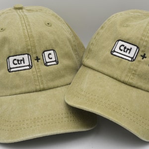 Copy Paste Baseball Caps Gift Father Son, Mother Daughter Funny Cap ...